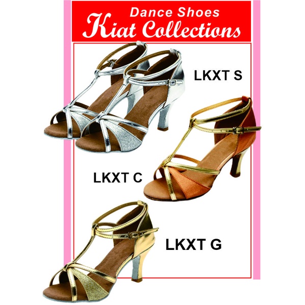 Jual Sepatu Dansa Tango Salsa Pesta Latin Dance Shoes Tari Ballroom ...