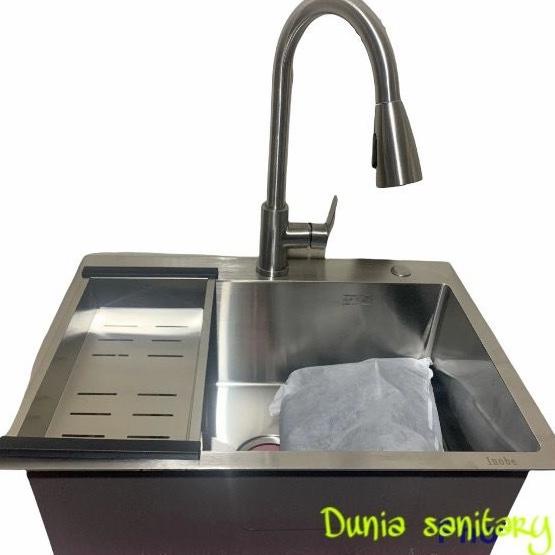 Jual Promo Paket Lengkap Kitchen Sink 6045 Inobe Model Onan Bolzano Bak ...