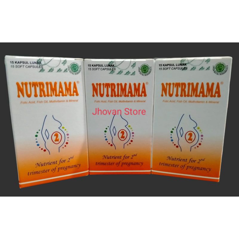 Jual NUTRIMAMA 2 (15 kapsul lunak ) memenuhi kebutuhan vitamin, mineral ...