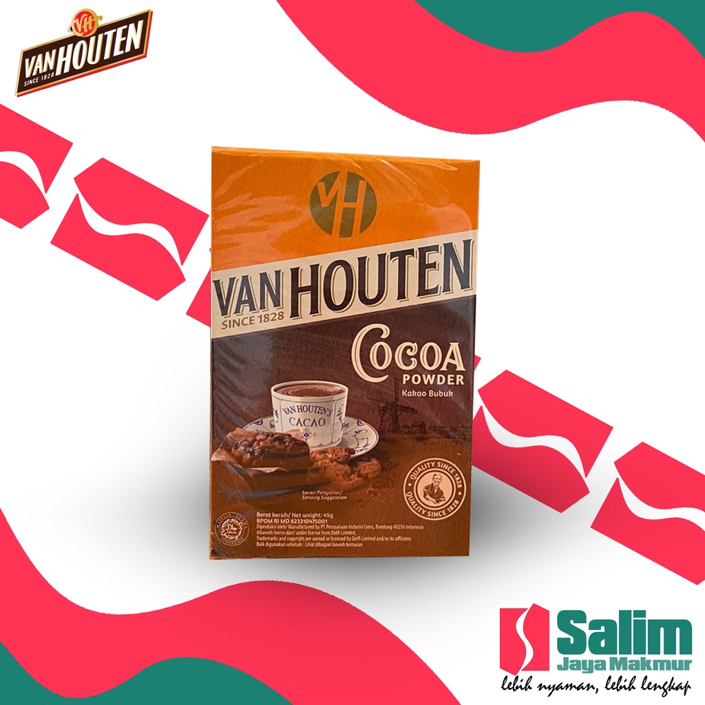 Jual Van Houten Coklat Bubuk (Cocoa Powder) 80Gr | Shopee Indonesia