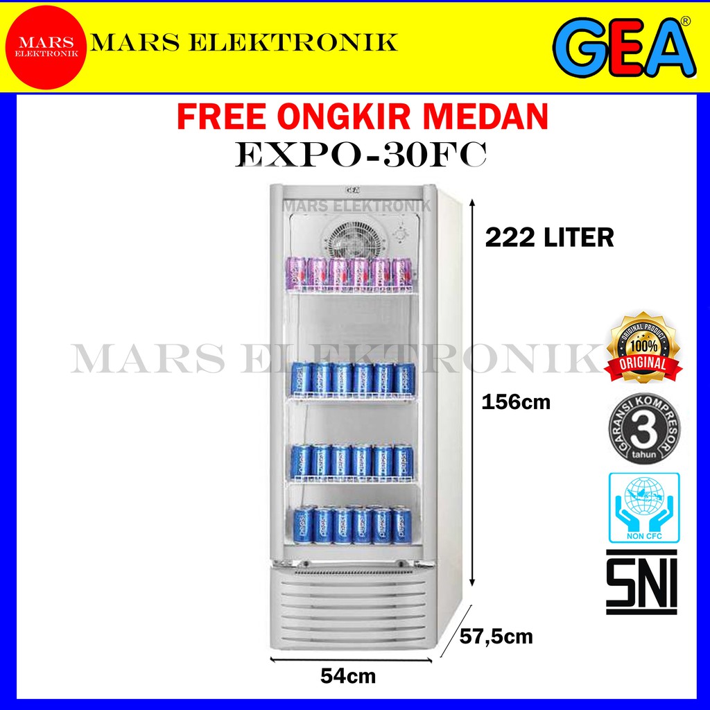 Jual SHOWCASE GEA EXPO-26 FC / EXPO-30FC / EXPO-37FC - KULKAS PENDINGIN GEA / EXPO 26 FC / EXPO ...