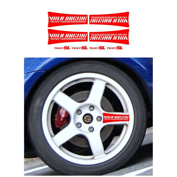 Jual Stiker Mobil - Sticker Velg Mobil Volk Racing TE37SL | Shopee ...