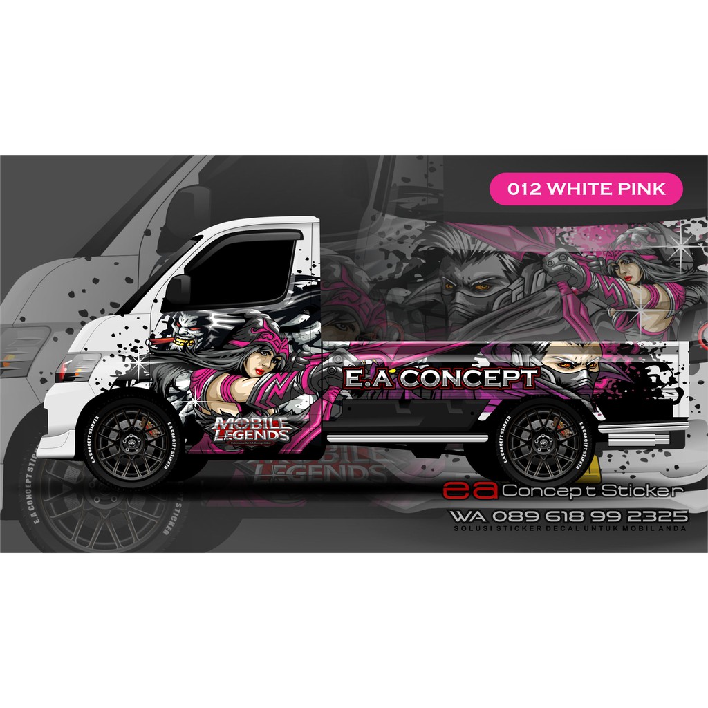 Jual decal gran max granmax putih mobile legend bahan premium | Shopee ...