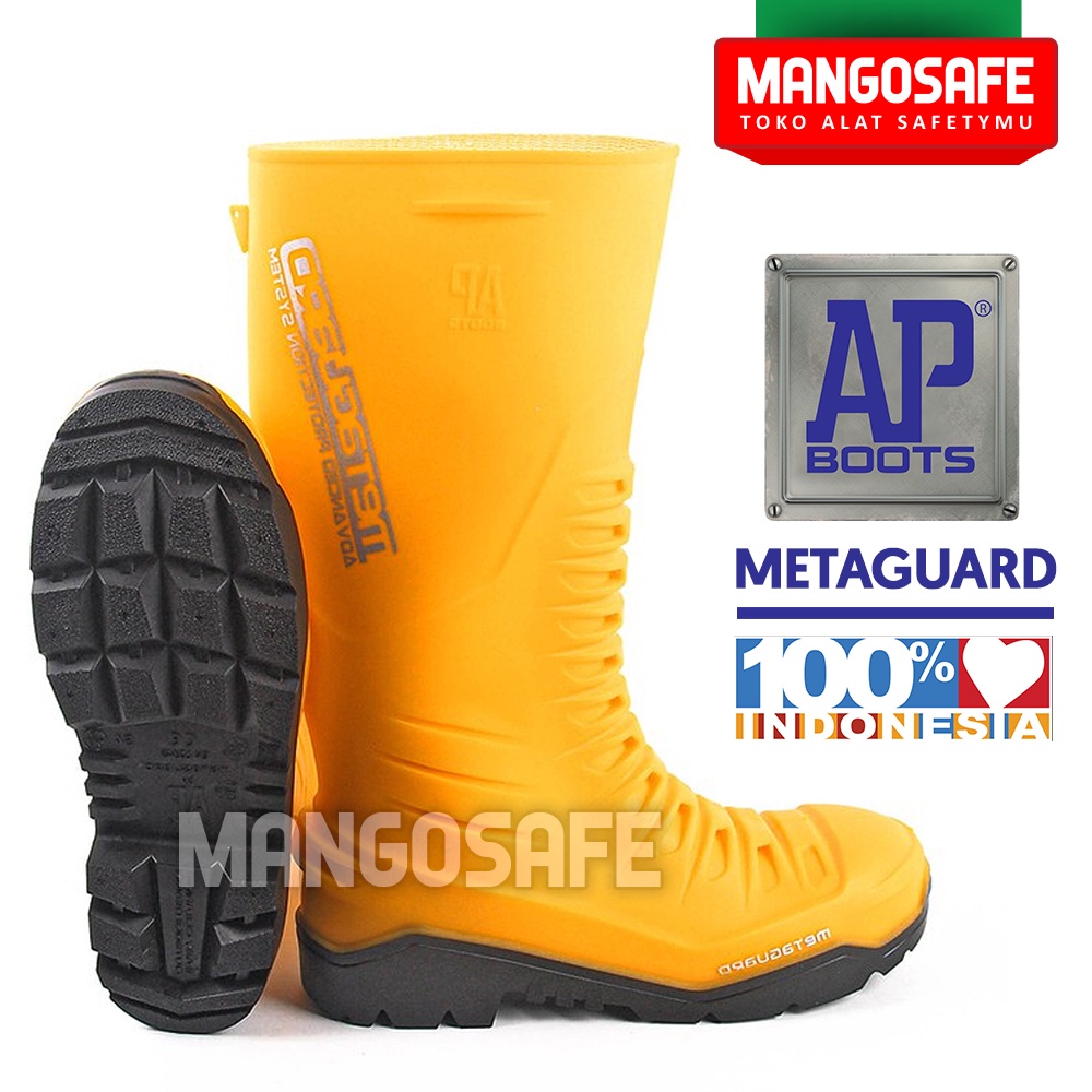 Jual AP Boots METAGUARD / APBoots Safety Boots Karet PVC Safety Boot ...