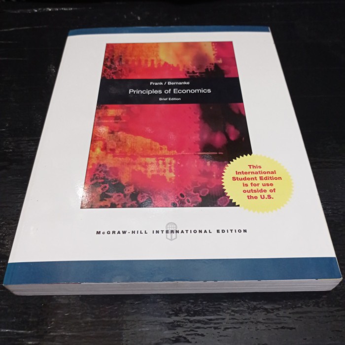 Jual Buku PRINCIPLES OF ECONOMIC. Brief Edition. by Frank Bernanke ...