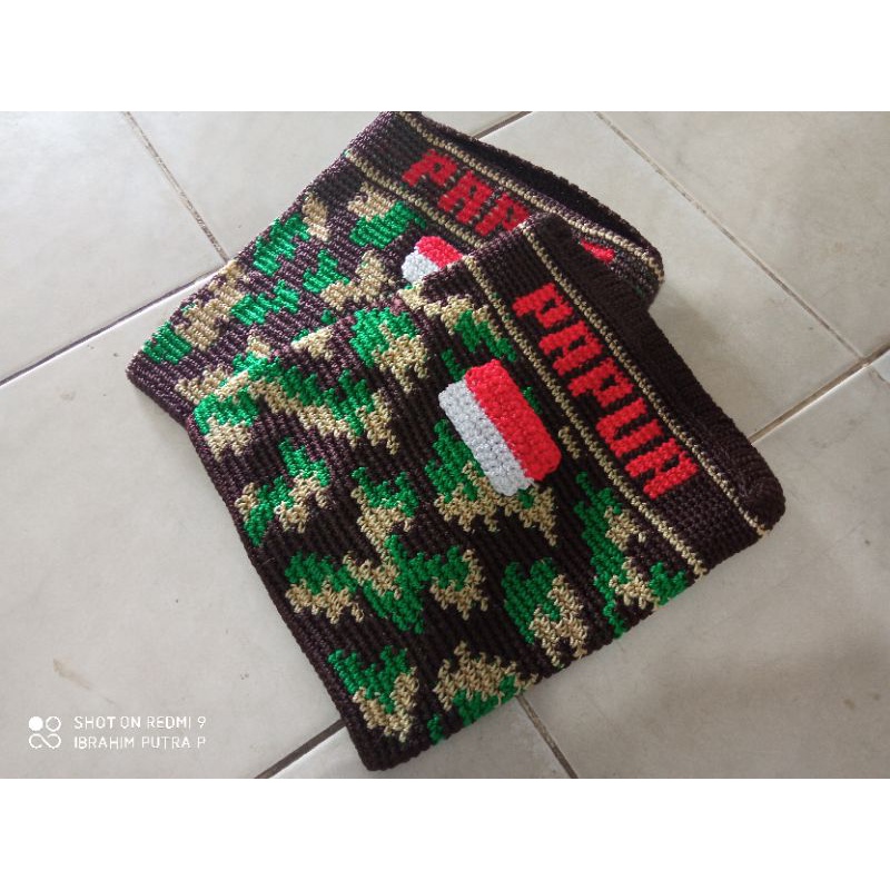 Jual tas noken army/oleh oleh papua | Shopee Indonesia