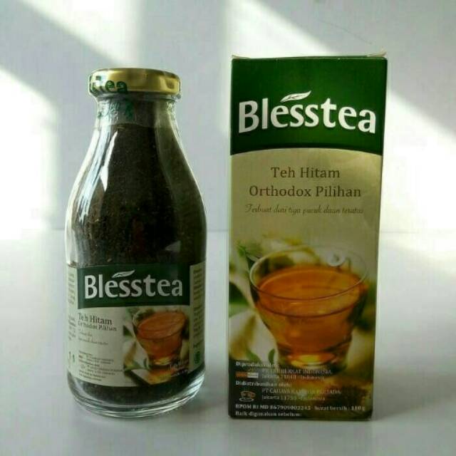 Jual blesstea Botol 110gram - bless tea - blestea - bles tea - teh hitam herbal original 100% ...