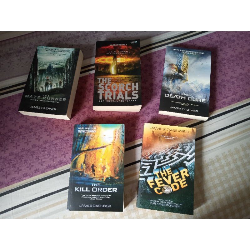 Jual the maze runner scorch trials death cure kill order fever code ...