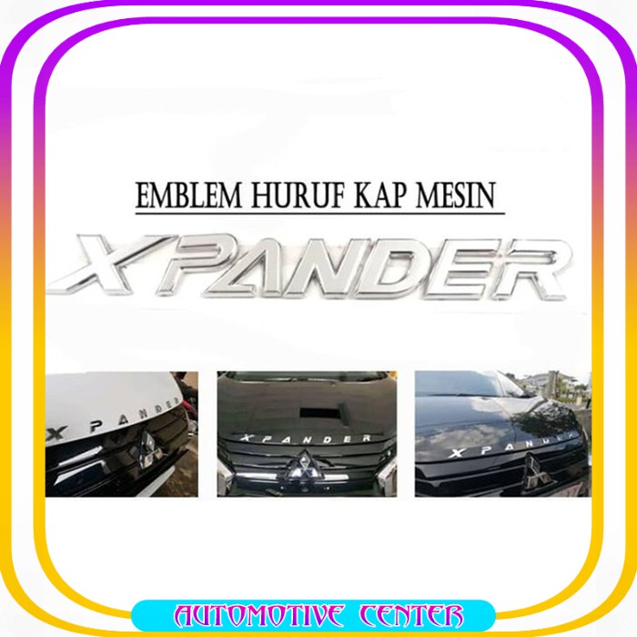 Jual Emblem Logo Xpander hood engine Tulisan Huruf Xpander KAP MESIN ...