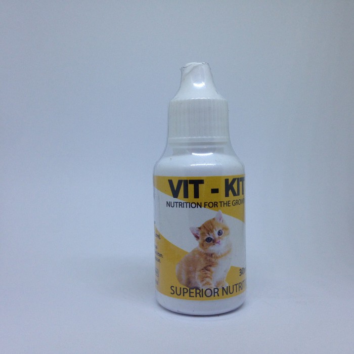 Jual vitkit vit-kit 30 ml multivitamin untuk kitten | Shopee Indonesia
