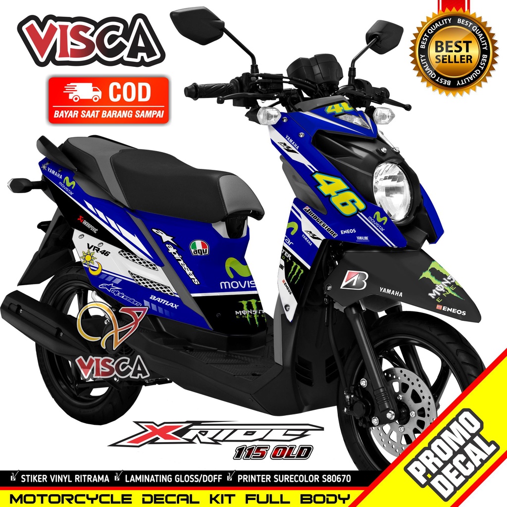 Jual Decal X Ride 115 Full Body Stiker X Ride 115 Full Body Striping X ...