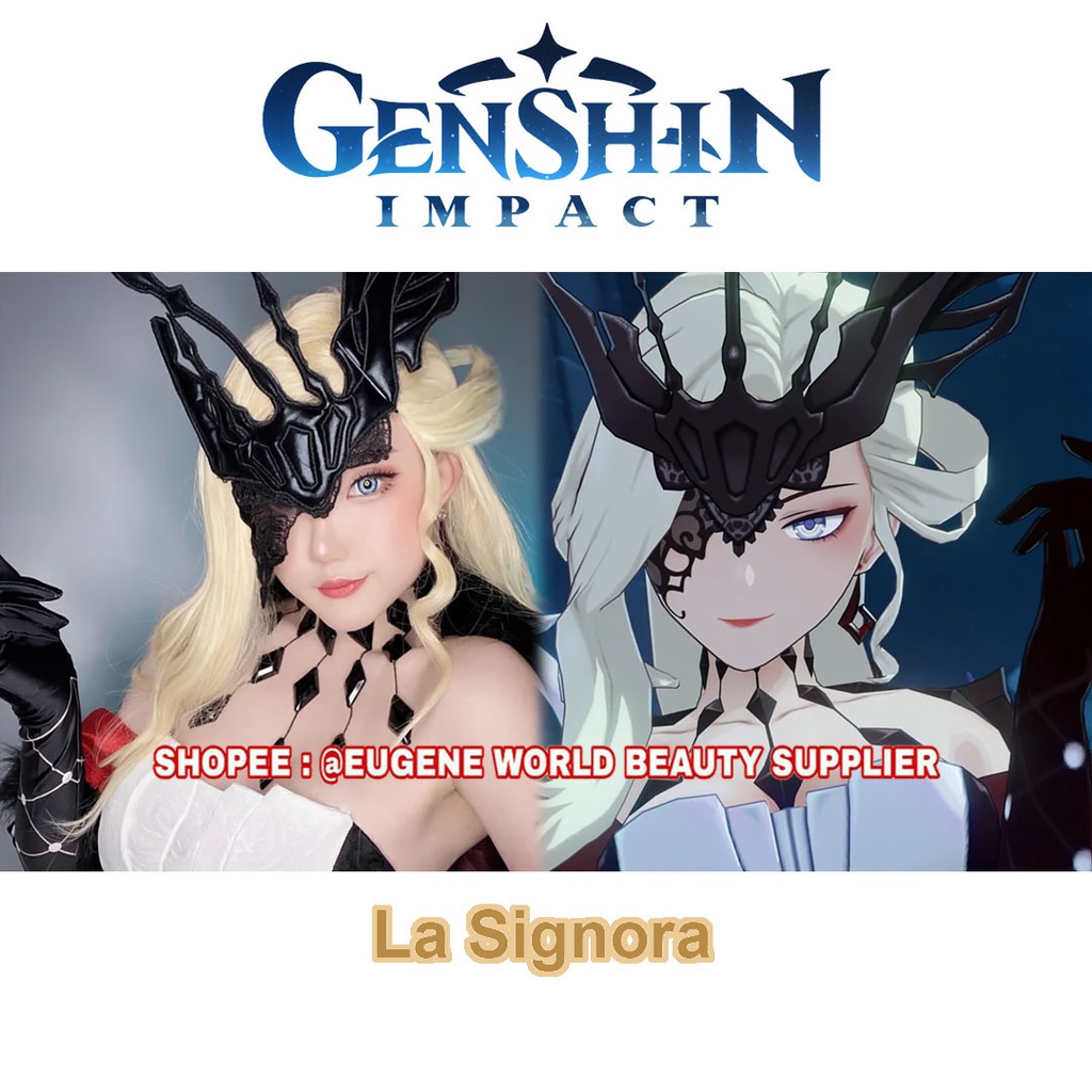 Jual READY STOCK STYLED - RAMBUT PALSU WIG COSPLAY ANIME GAME GENSHIN ...
