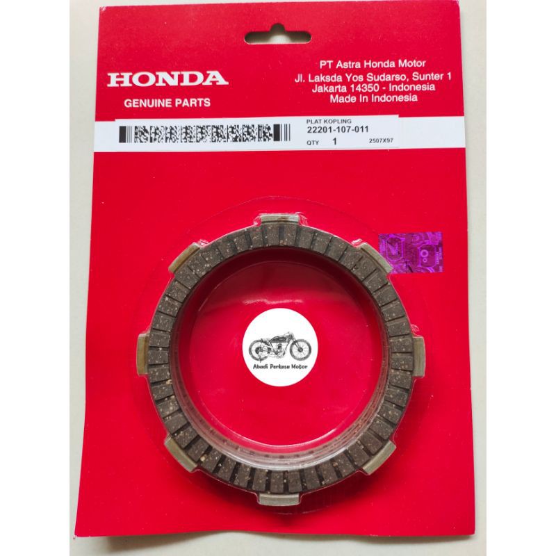 Jual Plat kopling / kampas kopling 1 set honda gl pro, gl max, gl 100, tiger, megapro , neotech ...