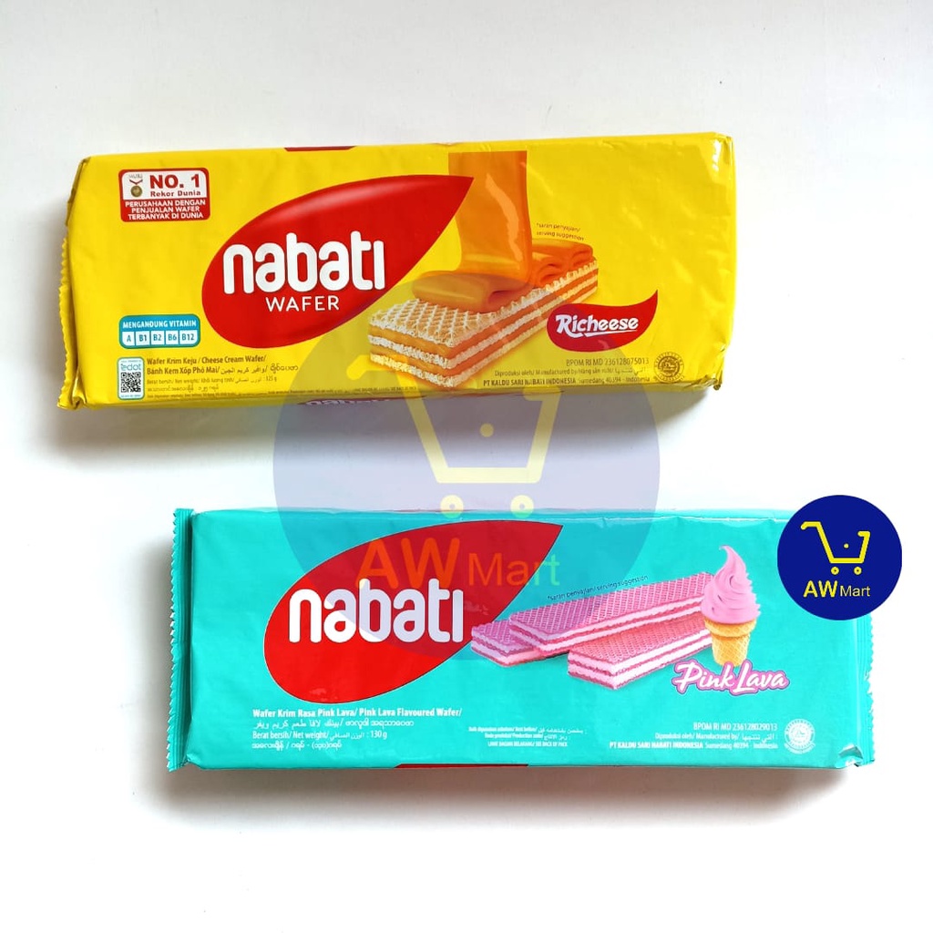 Jual NABATI SNACK WAFER 110GRAM - NABATI RICHEESE / RICHOCO | Shopee ...