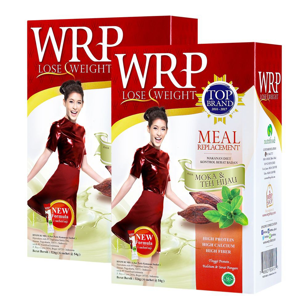 Jual WRP MEAL REPLACEMENT LOSE WEIGHT STROBERI KOPI COKLAT SEREAL MOCCA ...