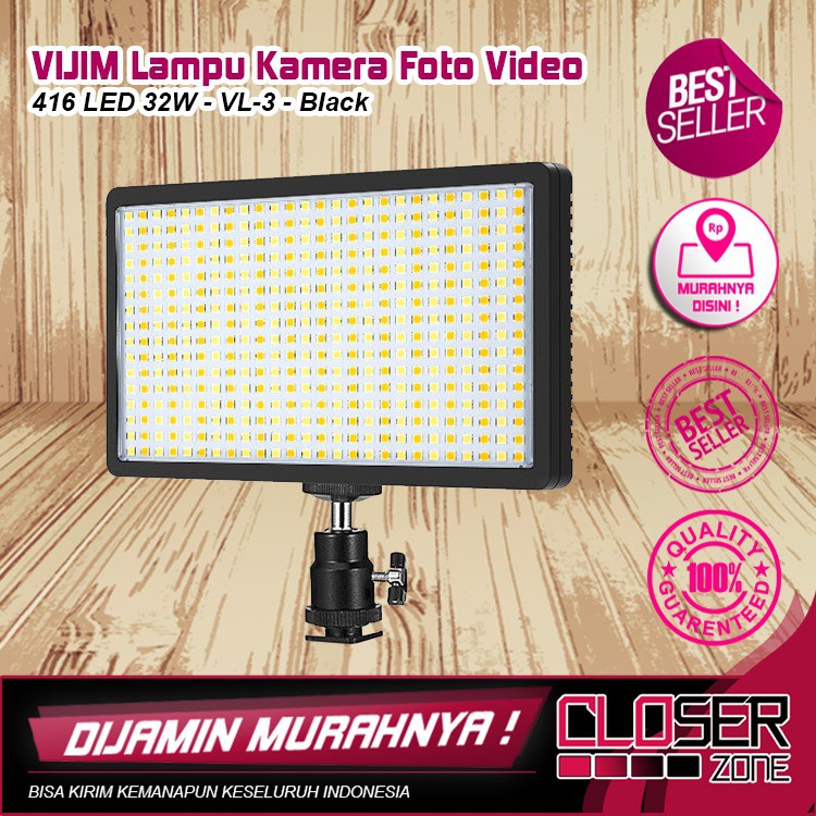 Jual VIDPRO Lampu Kamera Foto Video Light Kit 416 LED 30W - LED-416 ...