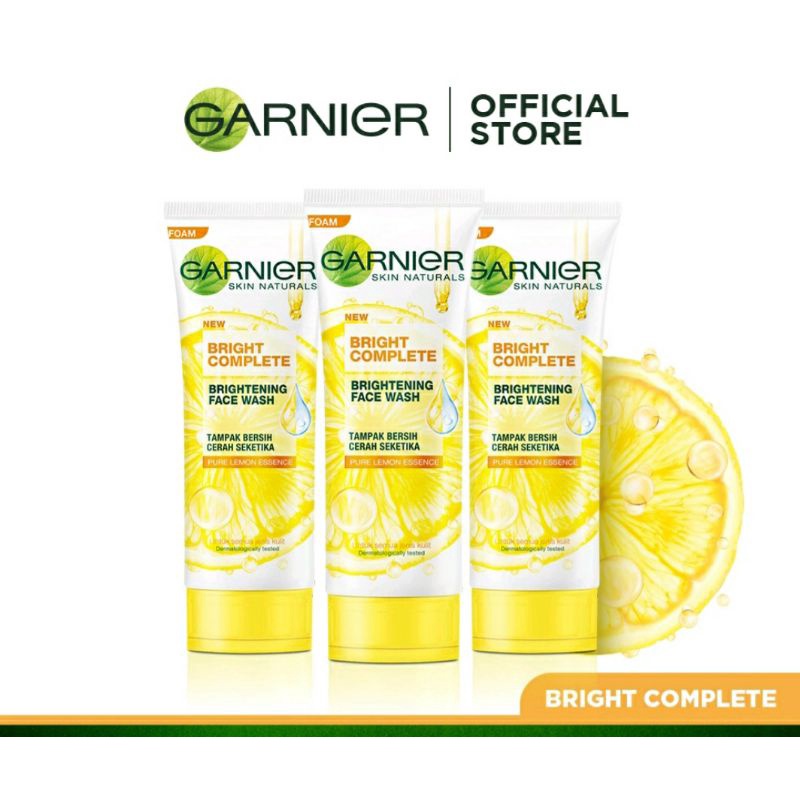Jual GARNIER LEMON FACIAL FOAM 50ML | Shopee Indonesia