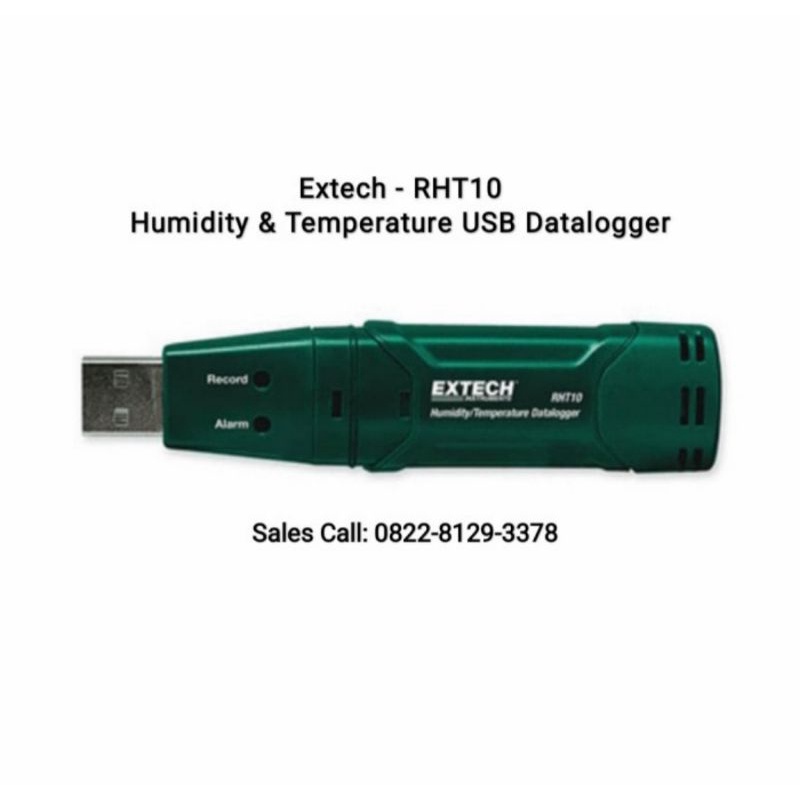 Jual Extech RHT10 - RHT 10 Humidity and Temperature USB Datalogger ...