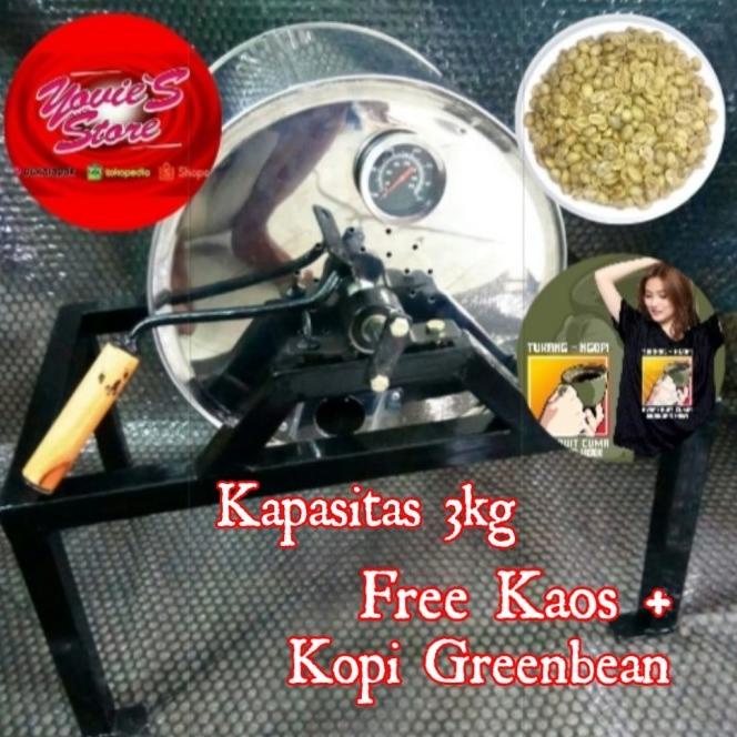 Jual Mesin Roasting Kopi - Coffee Roasted - Sangrai Manual Kapasitas 2-3Kg | Shopee Indonesia