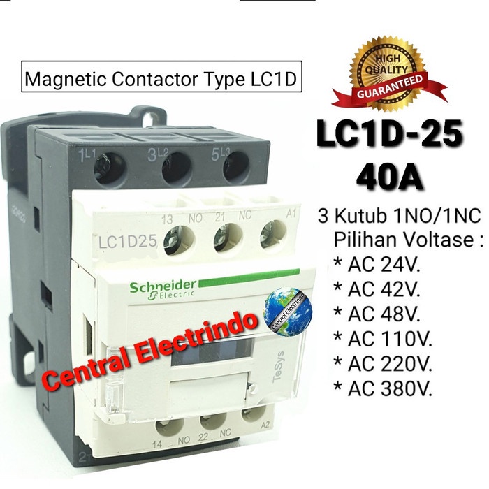 Jual KEII |CONTACTOR LCID-25M7 220VAc. - AC 220V | Shopee Indonesia