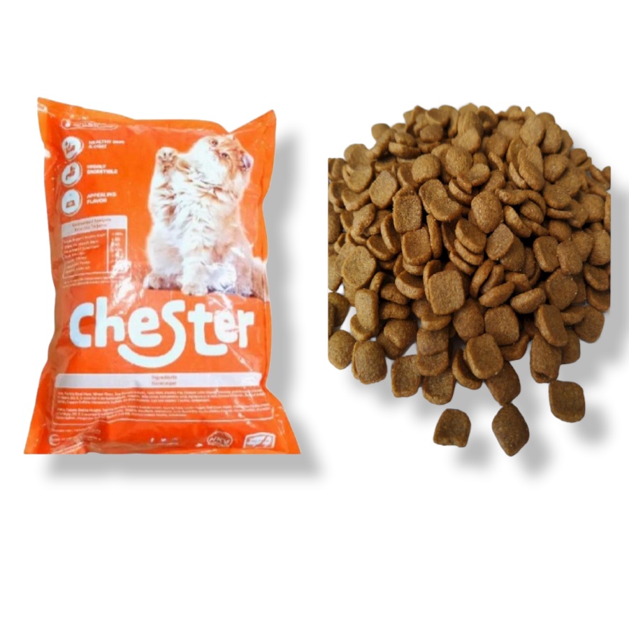 Jual Dry Cat Food CHESTER 800 gr - 1 Kg | Makanan Kucing Kering CHESTER ...
