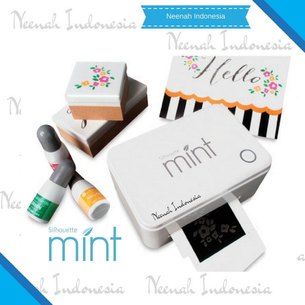 Jual Silhouette Mint Mesin Stempel Custom/ Alat Stamp digital | Shopee ...