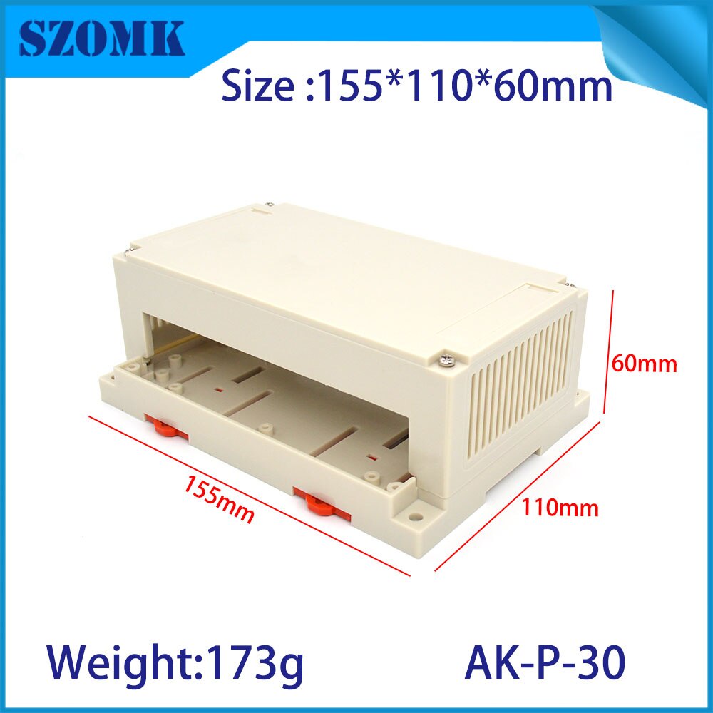 Jual AK-P-30 155X110X60mm Kotak Plastik PLC Electronics Project ...