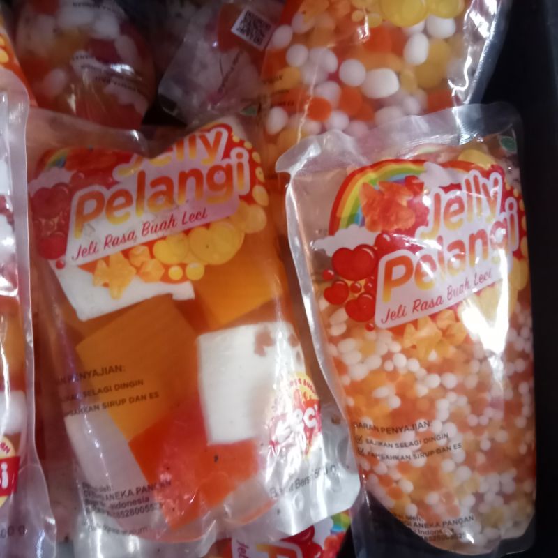 Jual jeli pelangi cocok untuk escampur per bungkus | Shopee Indonesia