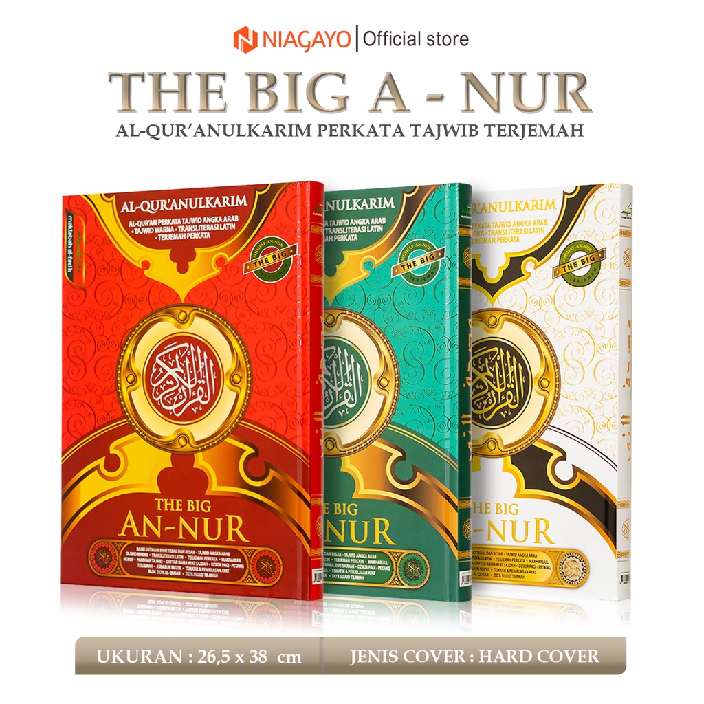 Jual Al quran Besar Jumbo Alquran Ukuran B4 The Big An Nur Al quran ...