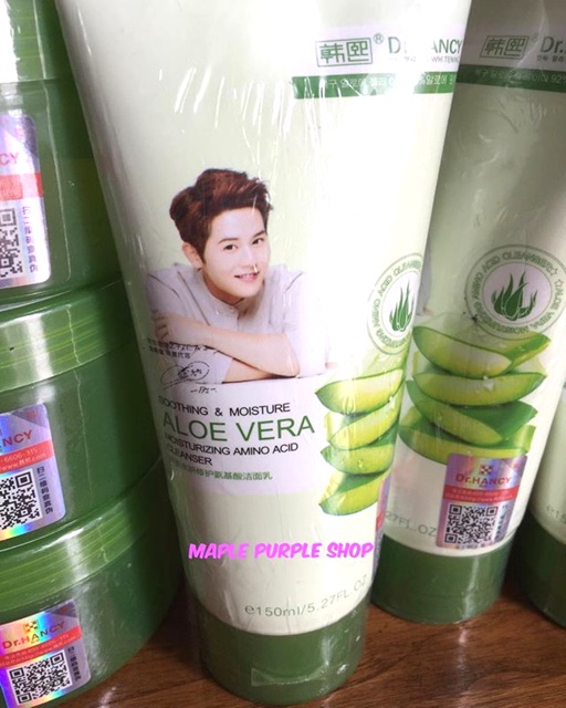 Jual Dr. Hancy Aloe Vera Moisturizing Amino Acid Foam Cleanser (150ml ...