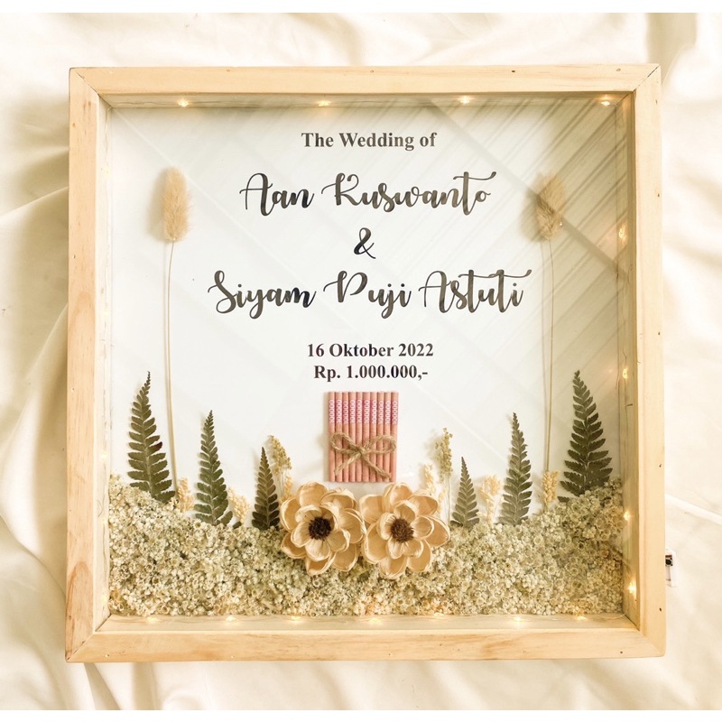Jual MAHAR 40 x 40 - MAHAR MURAH - BINGKAI MAHAR PERNIKAHAN - MAHAR ...