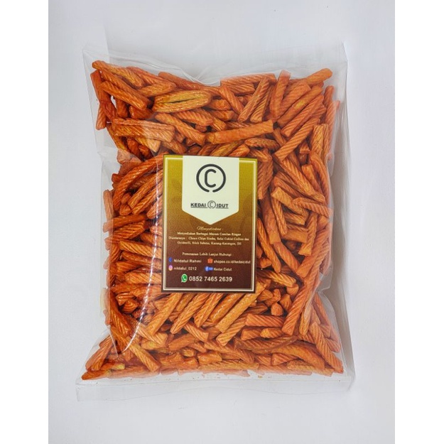 Jual Cemilan Stick Ubi Pang-pang Pedas kemasan 500gr | Shopee Indonesia
