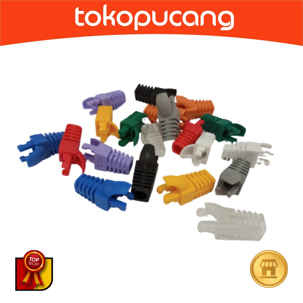 Jual Plugboot plug boot cap rj45 pelindung lan konektor RJ 45 | Shopee ...
