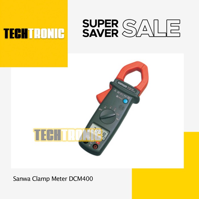 Jual Sanwa Clamp Meter DCM400 - TECHTRONIC | Shopee Indonesia
