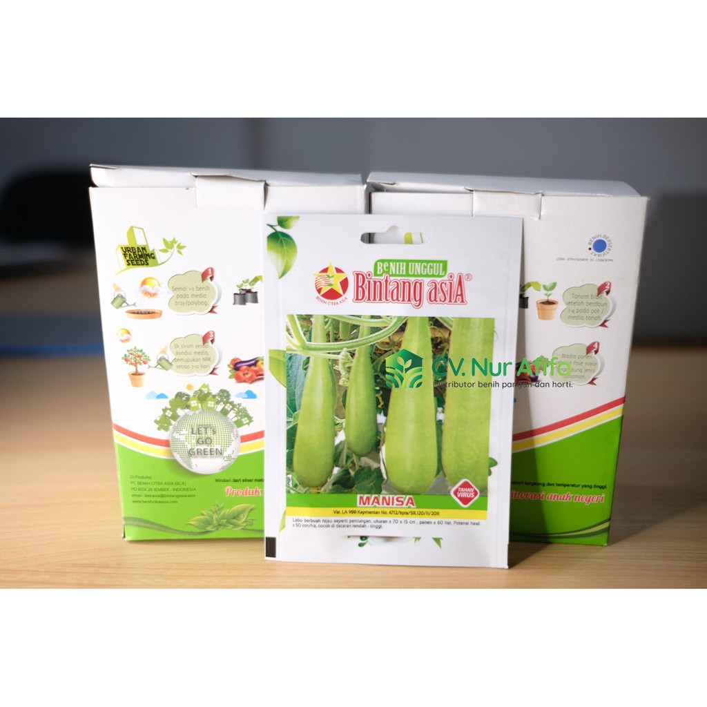 Jual Benih Biji Labu Air MANISA - Small Pouch (Bintang Asia) | Shopee ...