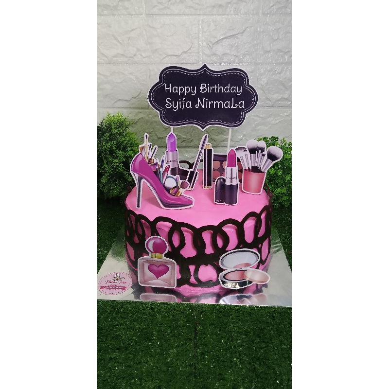Jual Topper Birthday Tema Make up | Shopee Indonesia