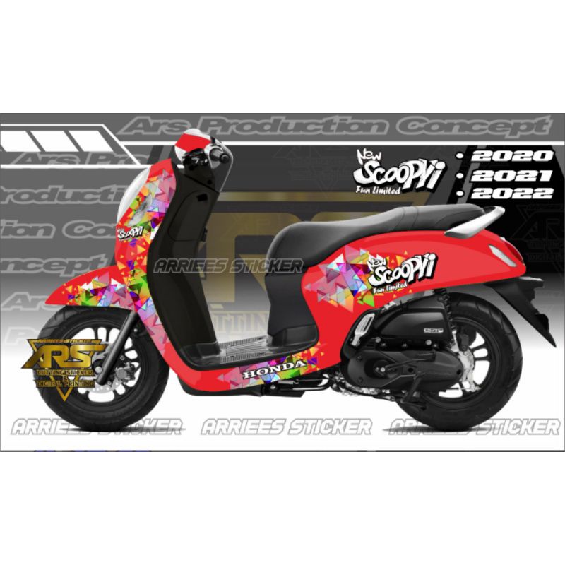 Jual Decal All New Scoopy Prestige 2020 2021 2022 2023 Fullbody Custom Sticker Scoopy New 2020 ...
