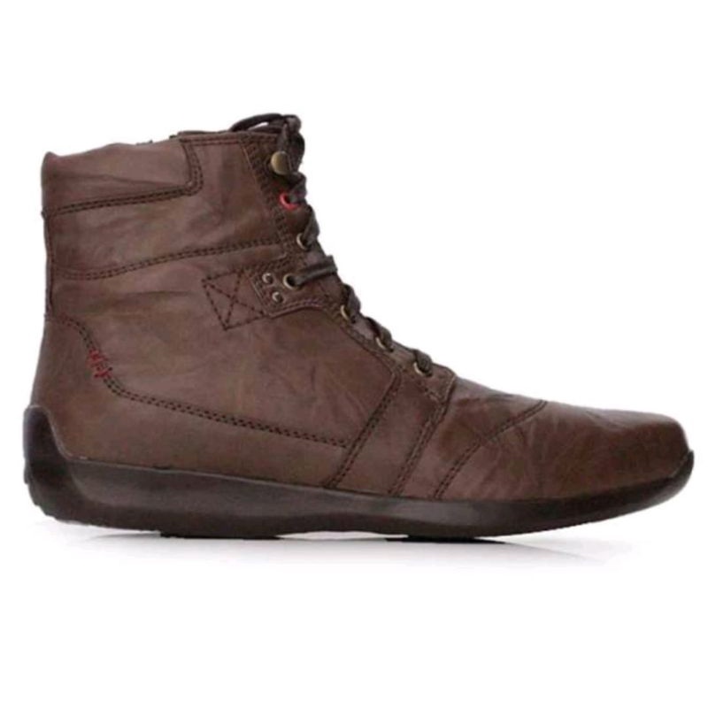 Jual Gino Mariani Elario 6 Sepatu Boot Casual Coklat | Shopee Indonesia