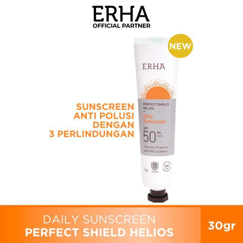 Jual ERHA Perfect Shield Helios SPF 50 30G - Daily Sunscreen | Shopee Indonesia