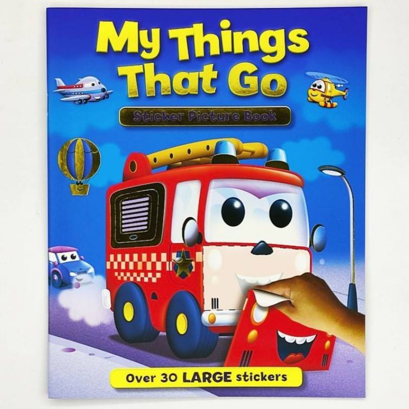 Jual Sticker Picture Book : My Things That Go | Shopee Indonesia