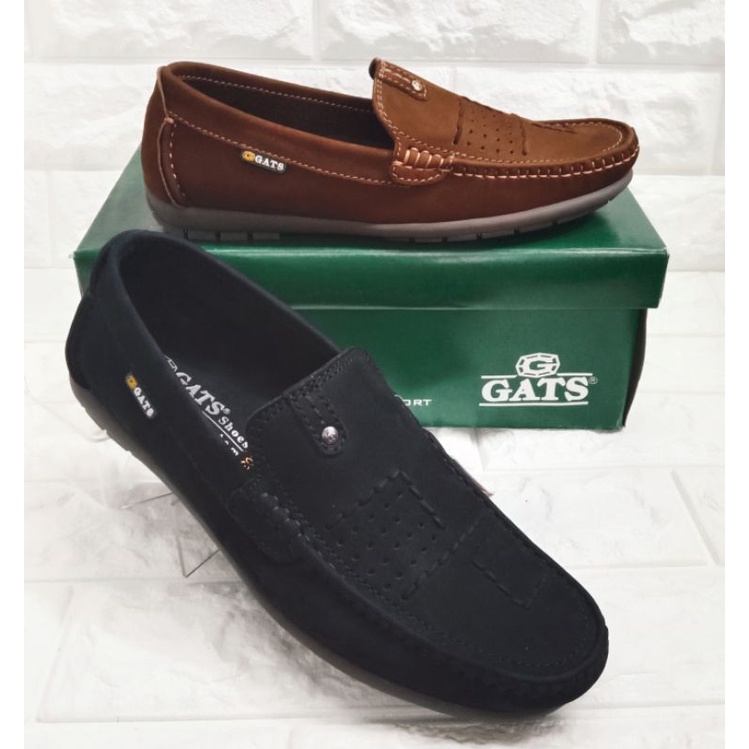 Jual SEPATU CASUAL PRIA KULIT GATS HK 0003 ORIGINAL | Shopee Indonesia