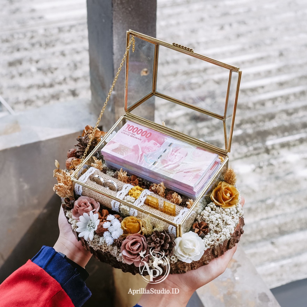 Jual KOTAK UANG MAHAR PERNIKAHAN | TEMPAT PERHIASAN | THERA BOX LARGE ...