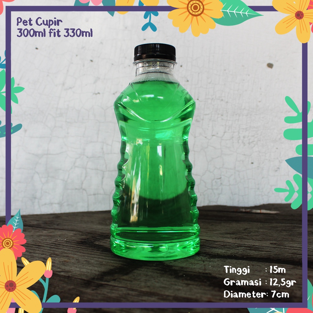 Jual BOTOL PLASTIK PET CUPIR 300ML KEMASAN SABUN CUCI PIRING MURAH PET ...