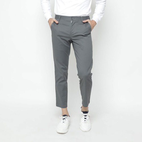 Jual Cropped Pants Slim fit / Celana kerja bahan gabardine semi wool ...