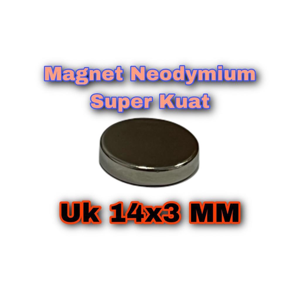 Jual Magnet Neodymium bulat ukuran 14x3 MM | Shopee Indonesia