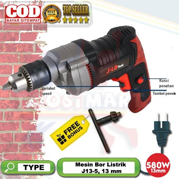 Jual Mesin Bor Besi Beton Tembok Tangan 13Mm Variable Speed Jld Tools J13-5 | Shopee Indonesia