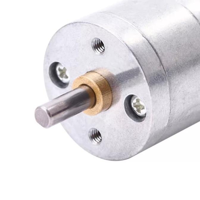 Jual Motor DC Gearbox 12V 130Rpm Gear Box High Torque 20Kgcm Shaft 4mm | Shopee Indonesia