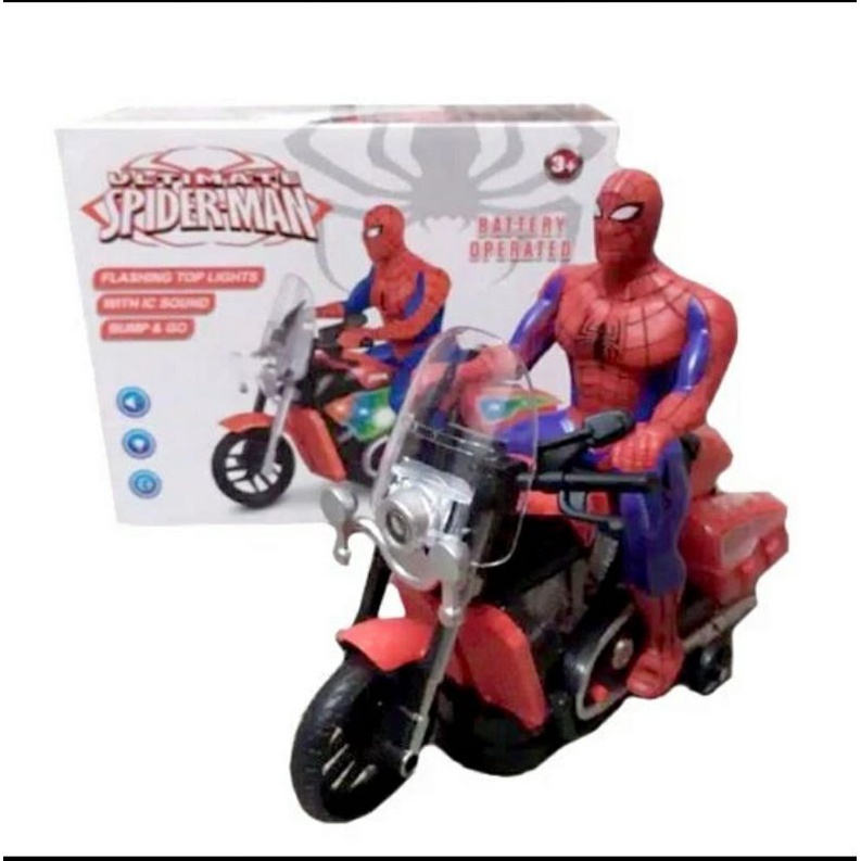 Jual Mainan Bump N Go Motor Kapten Amerika - Motor Spiderman - Motor ...