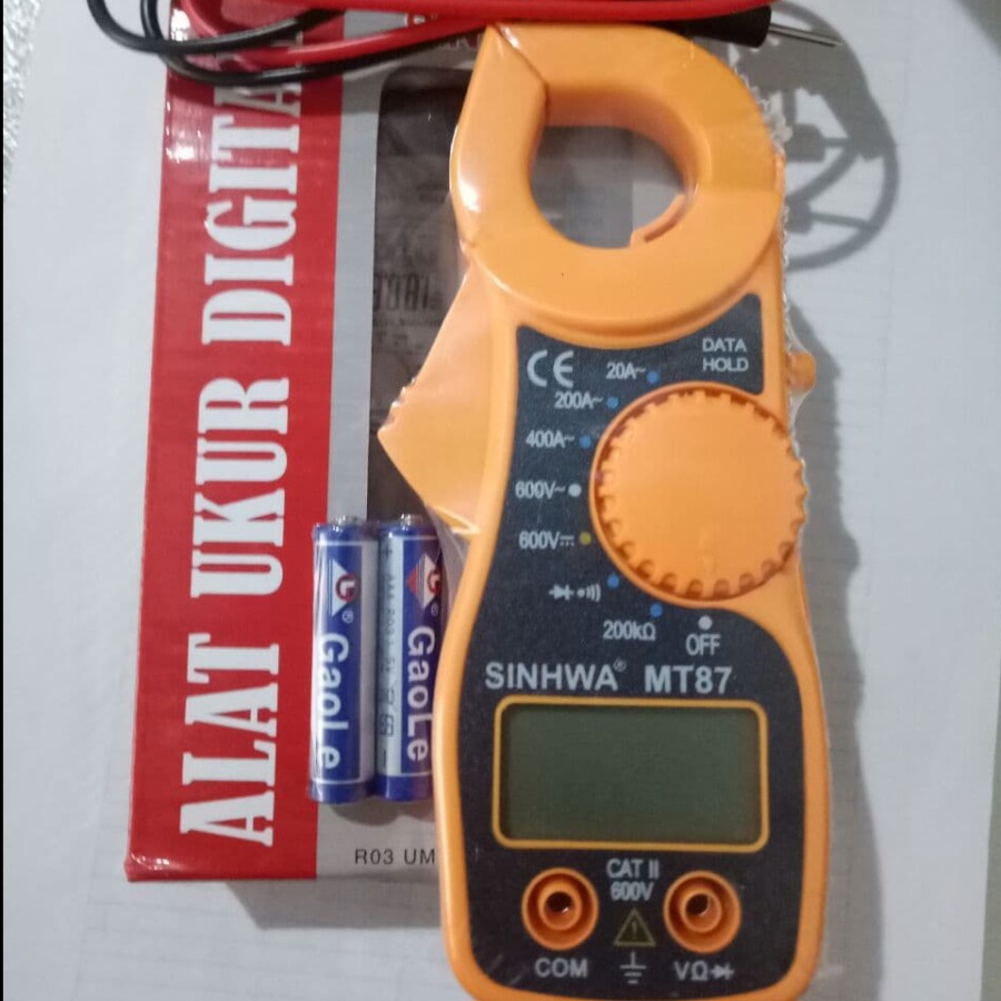 Jual Tang Amper Tester MT 87 MT87 Clamp Meter Digital | Shopee Indonesia