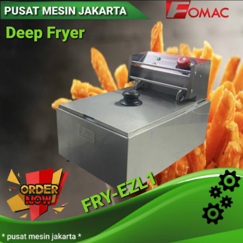 Jual FRY-EZL1 DEEP FRYER PENGGORENGAN MAKANAN LISTRIK FOMAC | Shopee ...